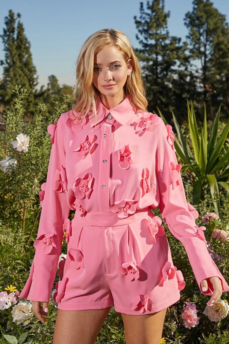 Sara Flower Shorts Set – Intrigue